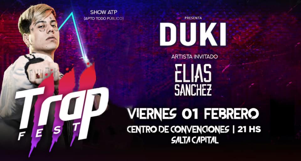 Duki y Elías Sánchez unen talento en el primer evento Trap del año