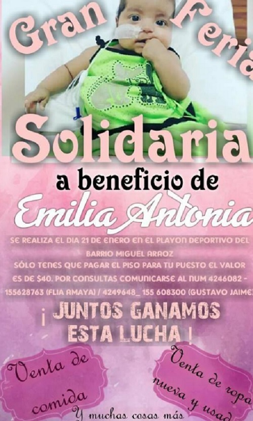 Emilia continúa su lucha contra la leucemia y sigue necesitando de los ...