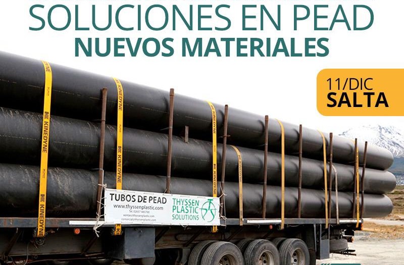 Tubos PEAD, lo mejor para implementar en las obras de Salta